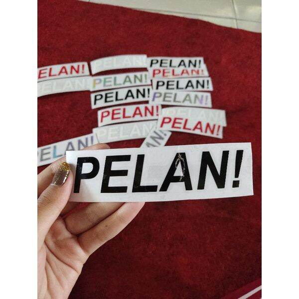 sticker cutting pelan stiker pelan ukuran 12cm | Lazada Indonesia