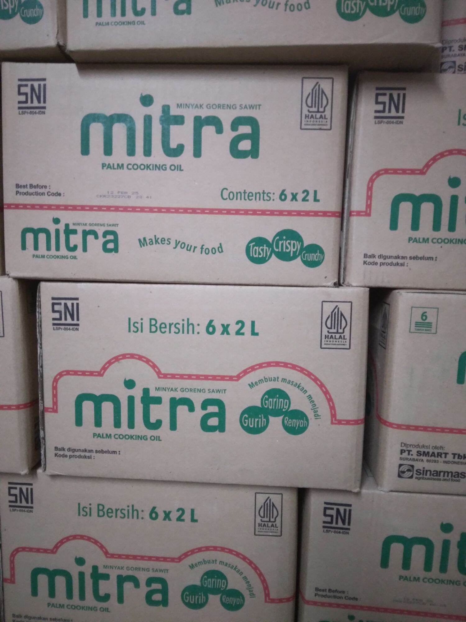 minyak mitra 2 L 1karton isi 6 | Lazada Indonesia