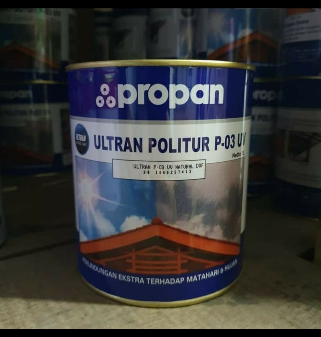 Cat Politur Urat Kayu PROPAN ULTRAN P-03 warna natural doff 1liter ...