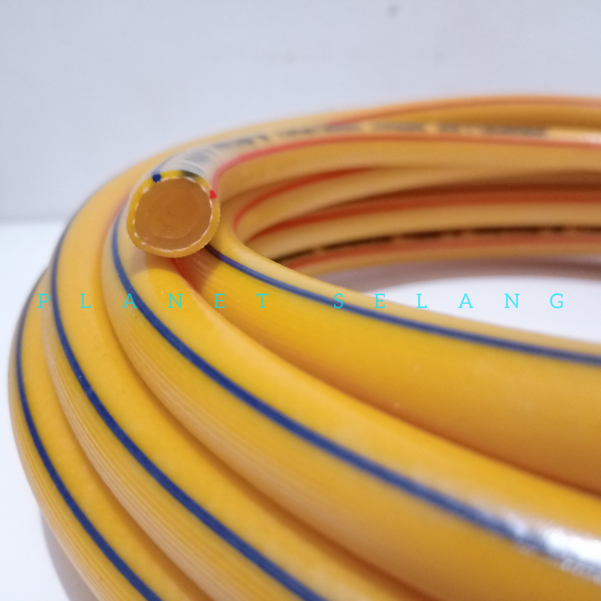 Selang Kompresor Kuning 20 Meter 14 MM Selang Pompa Mini DC Selang ...
