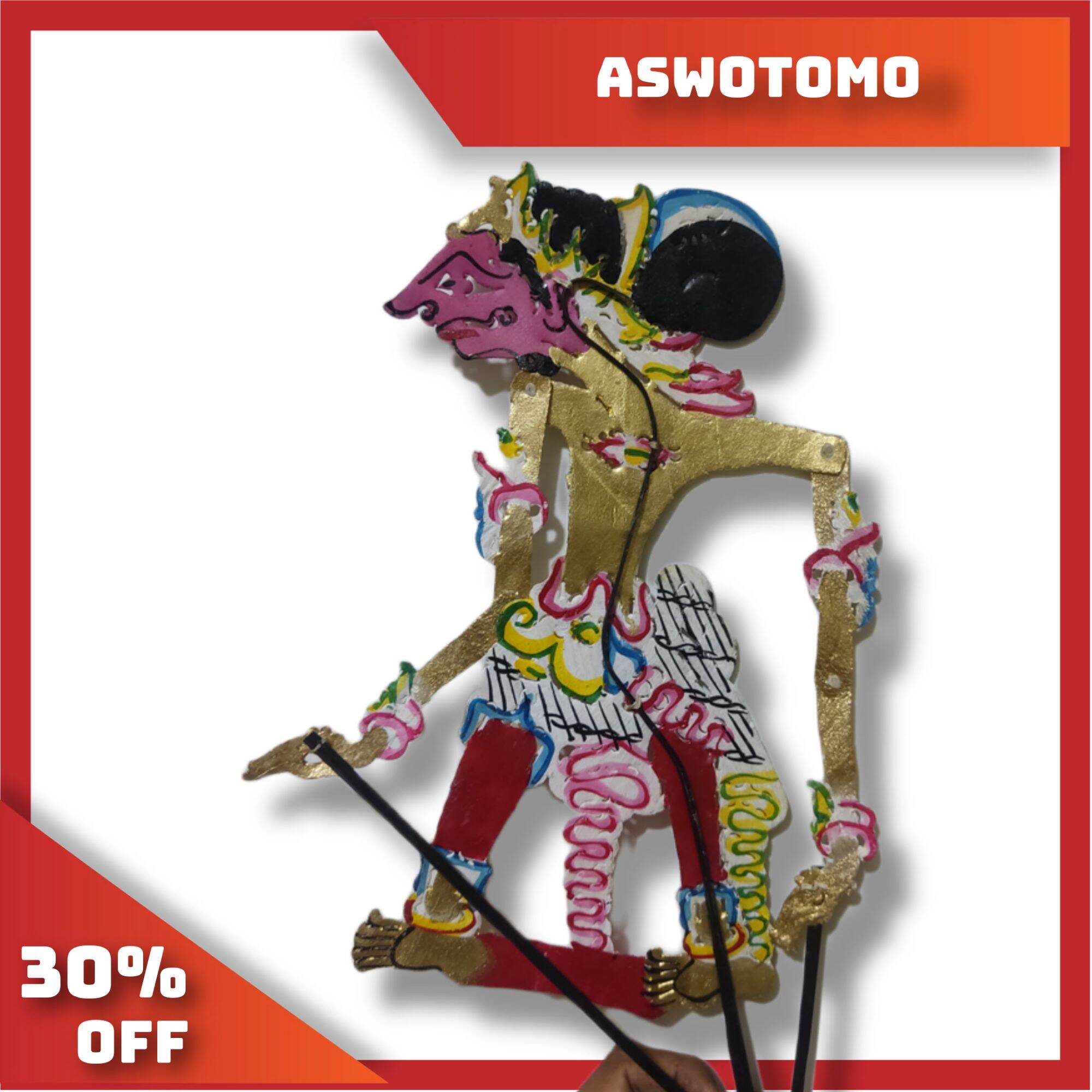 wayang kulit asli karakter buto aswotomo | Lazada Indonesia