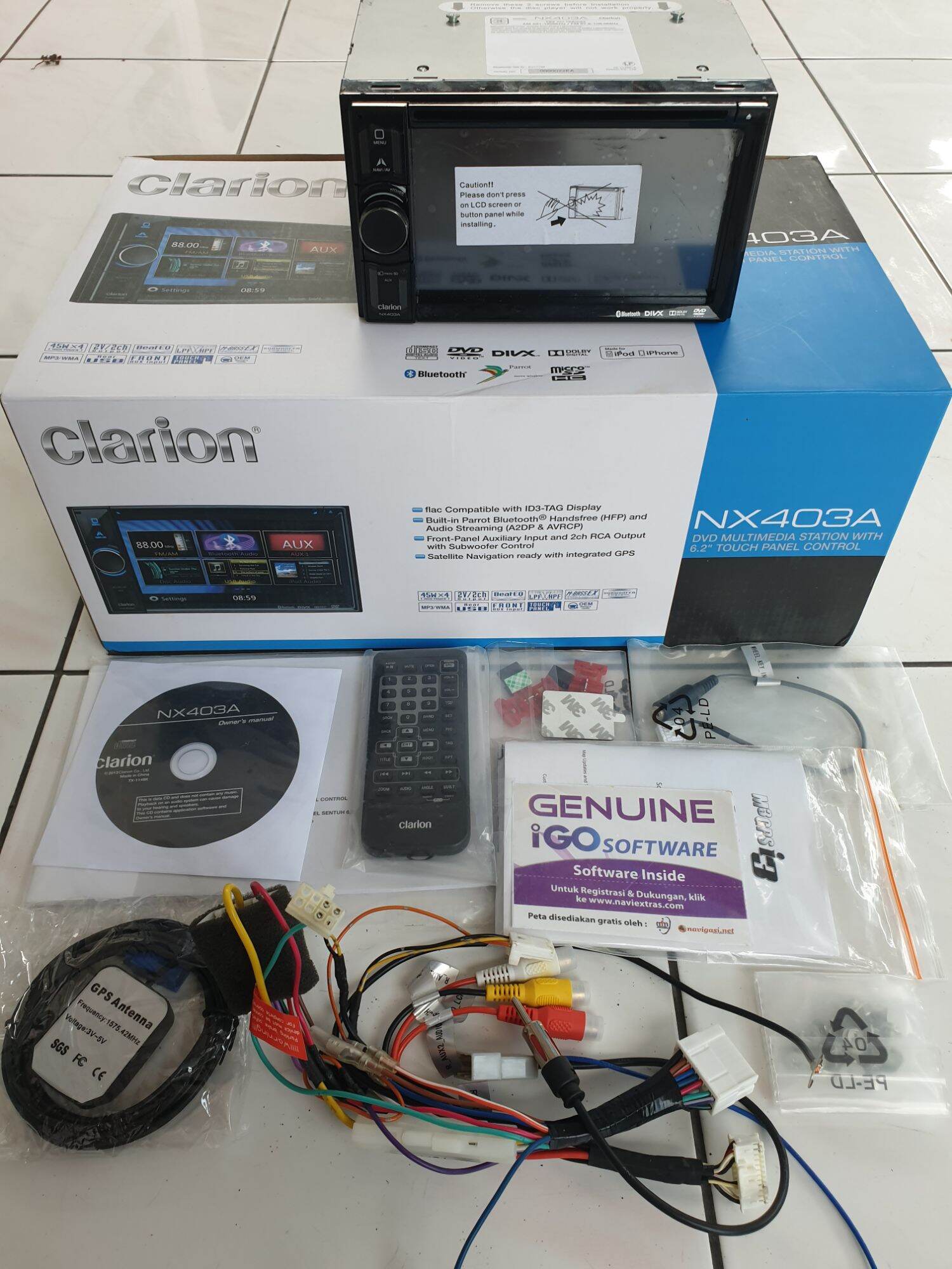 Headunit Doubledin Clarion Bluetooth | Lazada Indonesia