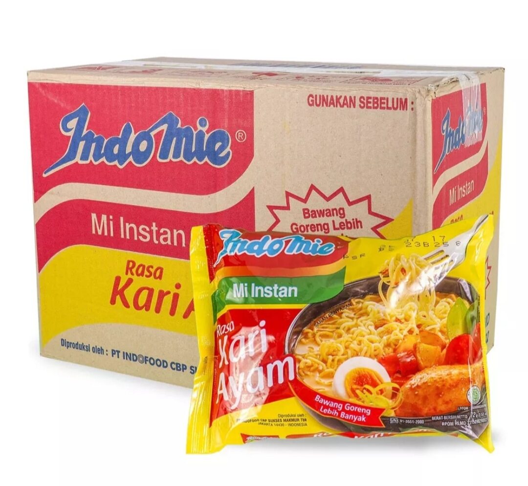 Indomie Rasa Kari Ayam 1 karton ( 40 bungkus ) / Mie Instan Indomie ...