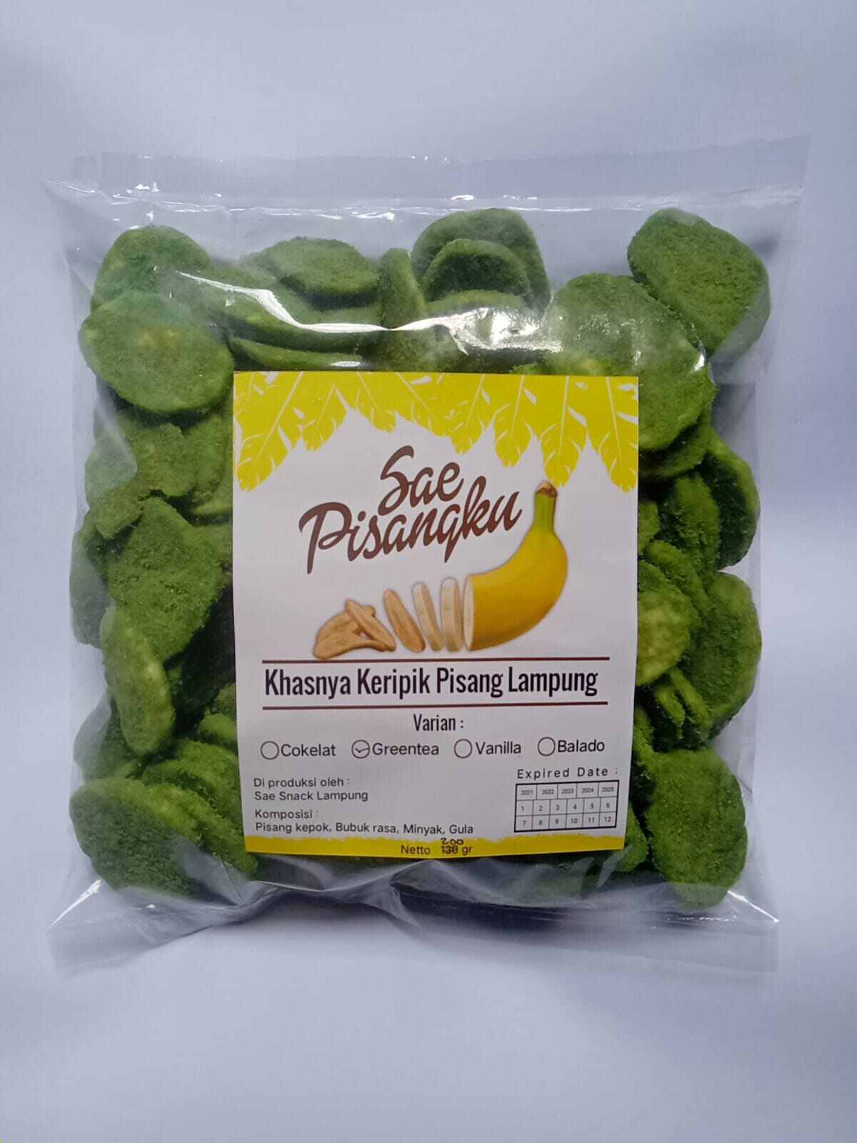 keripik pisang rasa greentea by sae pisangku keripik pisang aneka rasa ...