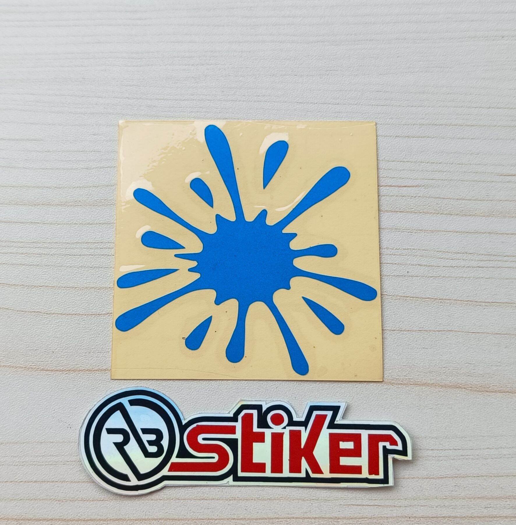 Stiker bercak warna sticker cutting | Lazada Indonesia
