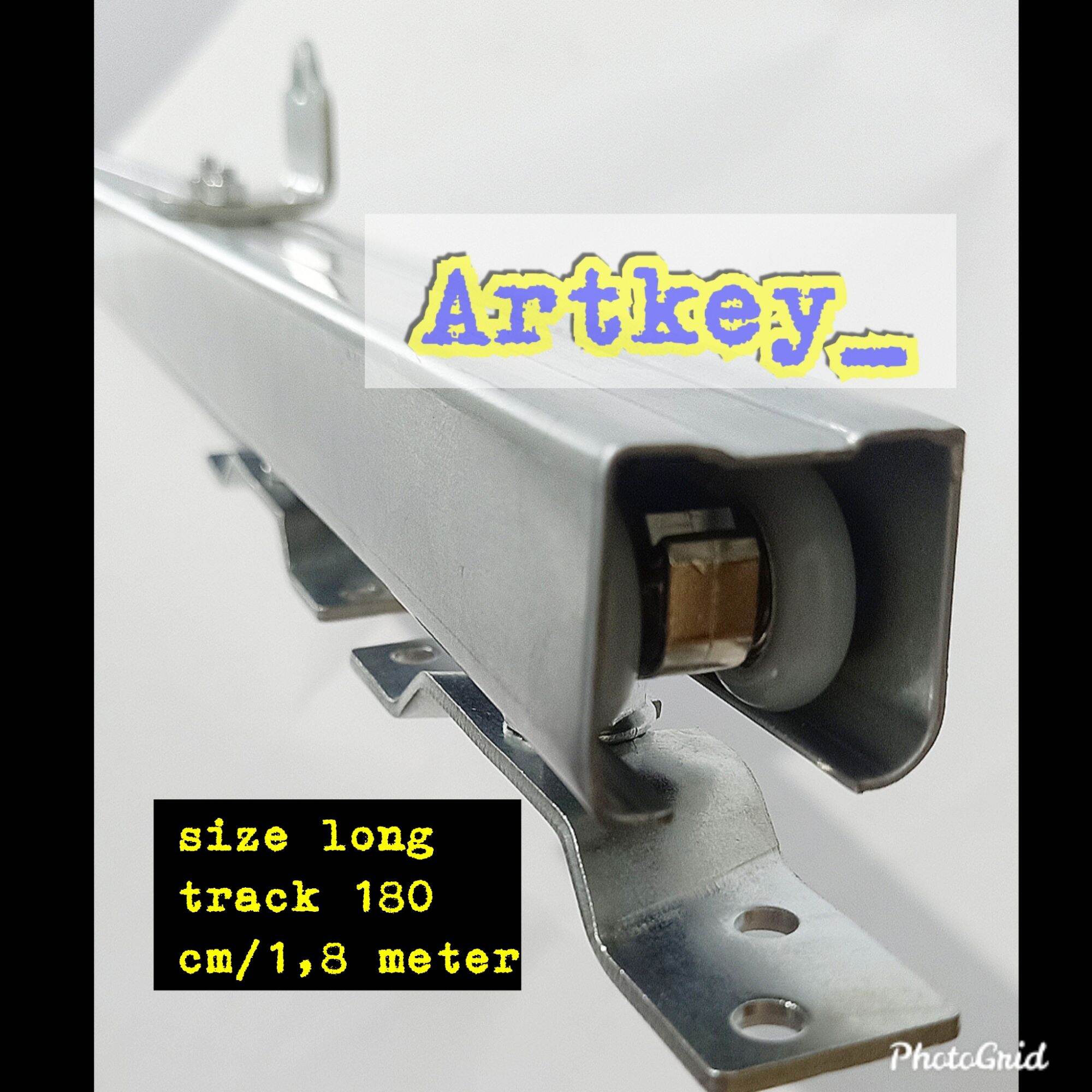 REL PINTU SLIDING/GESER GALVANIS/BESI TEBAL PANJANG 1.8 METER J3 | Lazada Indonesia