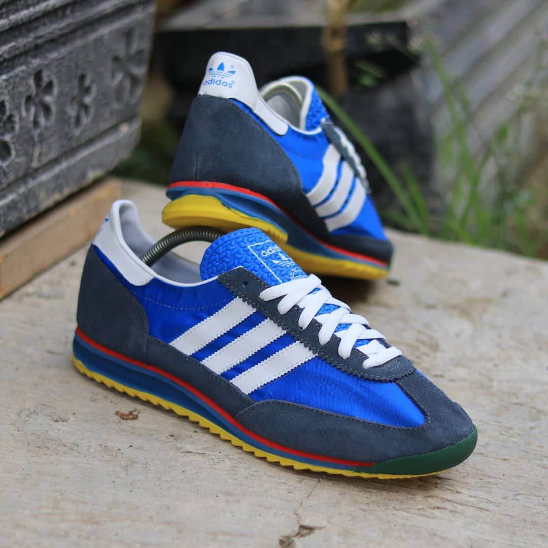 ADIDAS SL72 VINTAGE BLUE ORIGINAL MADE IN INDONESIA | Lazada Indonesia