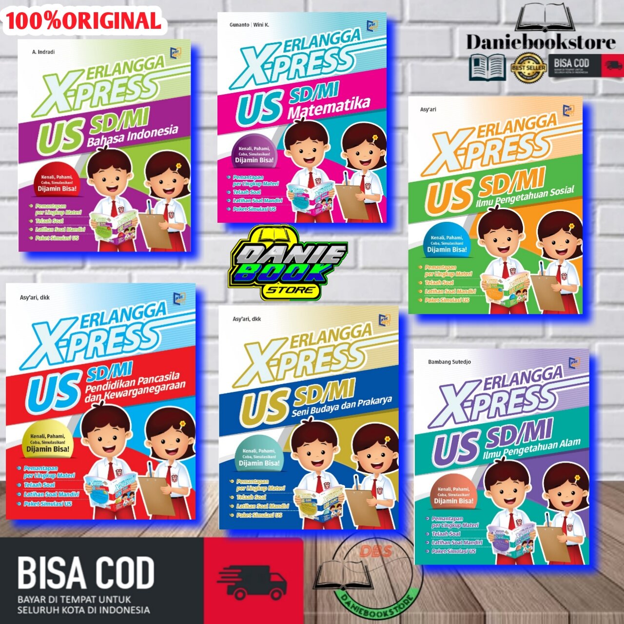 BUKU UJIAN SEKOLAH XPRESS US SD ERLANGGA . X press us SD erlangga original (chat admin untuk ...