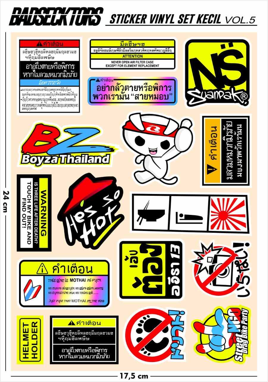 STIKER THAILOK KEREN COCOK BUAT MOTOR ANDA | Lazada Indonesia