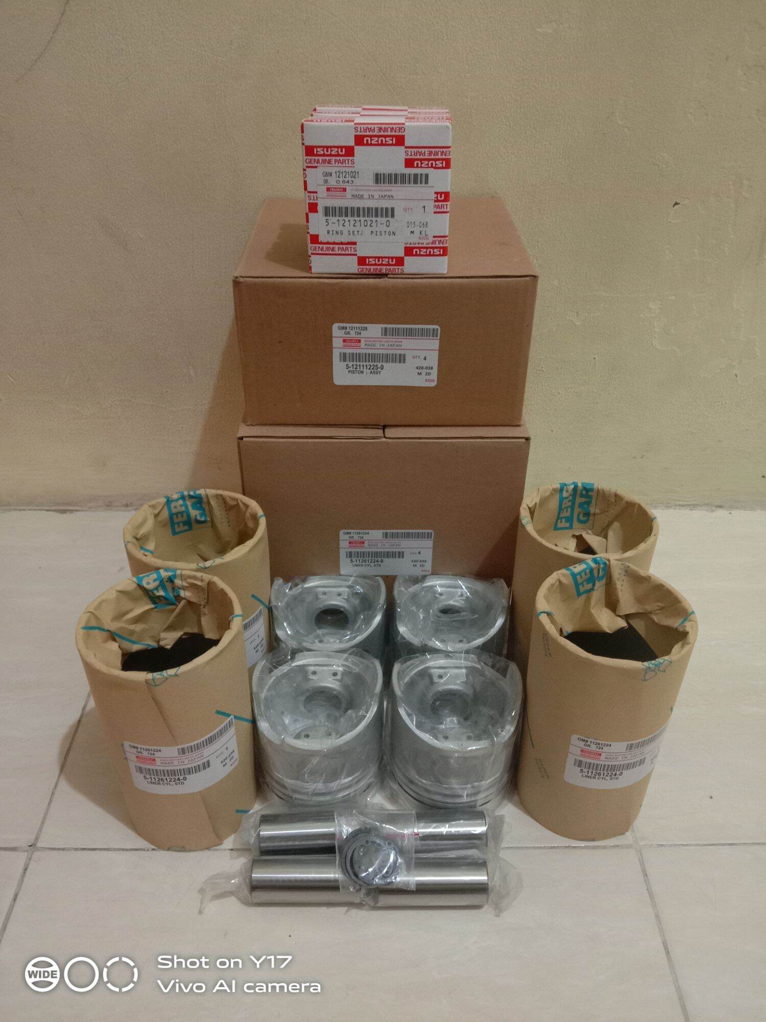 LINER SET PISTON LINER RING PISTON PANTHER 2.5 | Lazada Indonesia