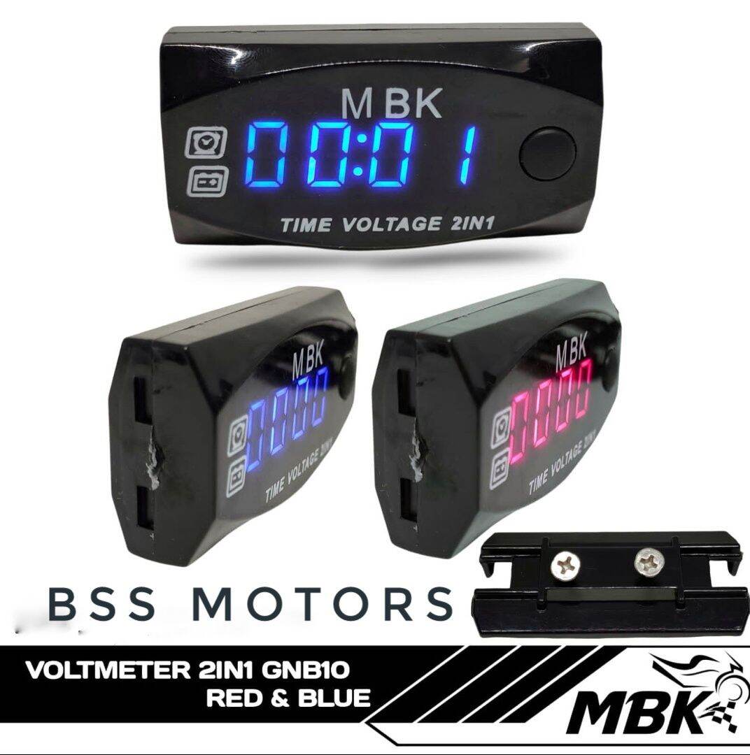 Volmeter Aki Takaran Aki Universal / Volmeter 2 In 1 / Voltmeter Motor ...
