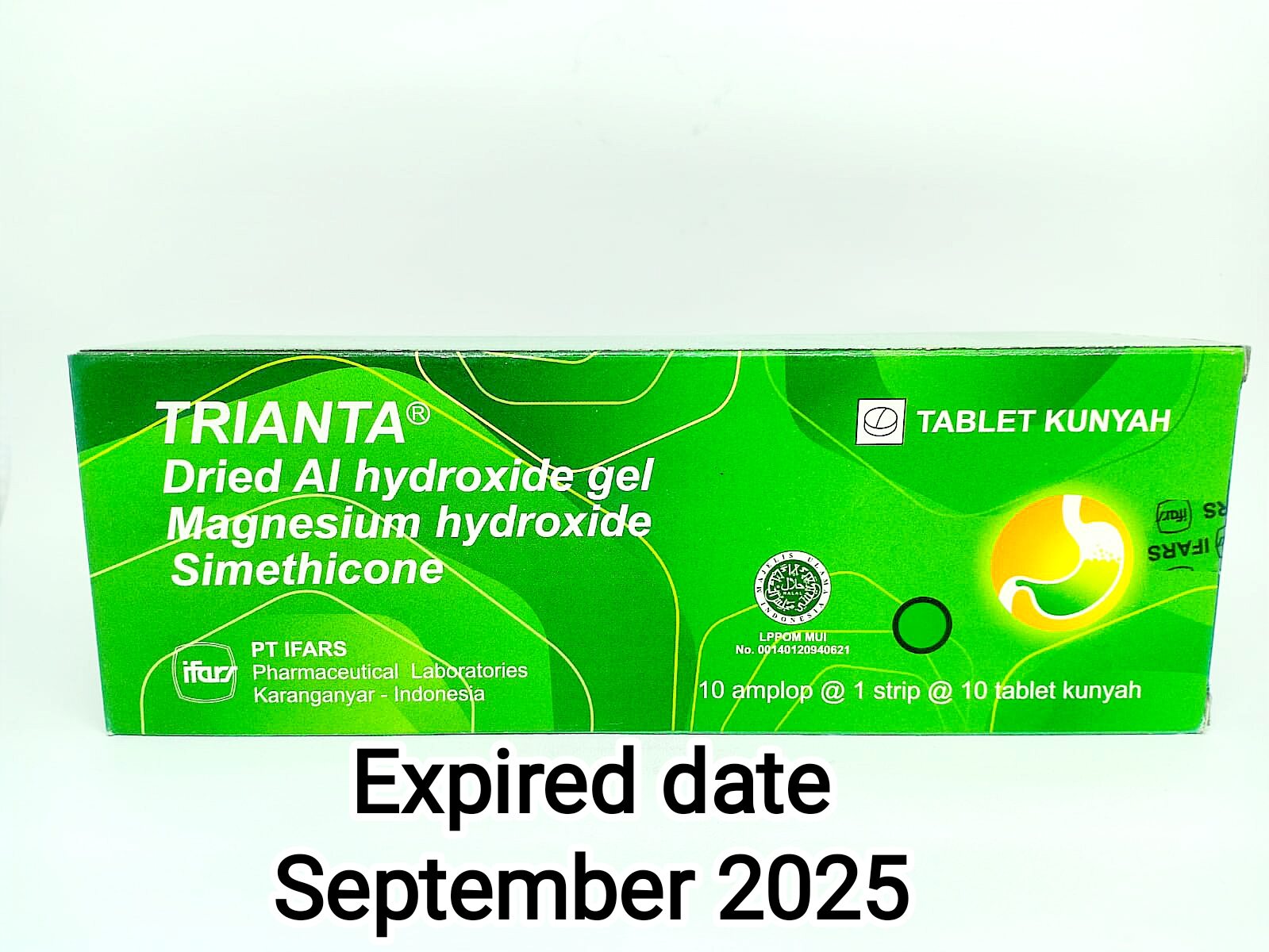 TRIANTA BOX ISI 100 OBAT MAAG ,KEMBUNG DAN NYERI LAMBUNG | Lazada Indonesia