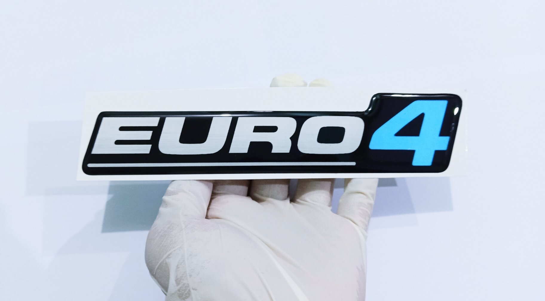Euro 4 sticker emblem stiker timbul lentur euro | Lazada Indonesia