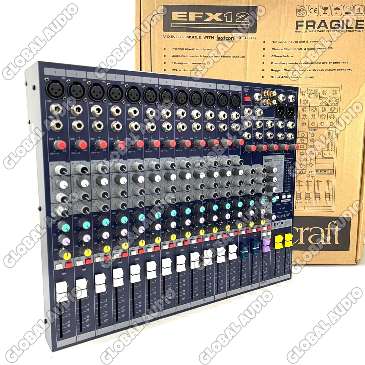 Mixer Audio Soundcraft EFX-12 Lexicon Effects 12channel Efx12 Mixing 12 ...