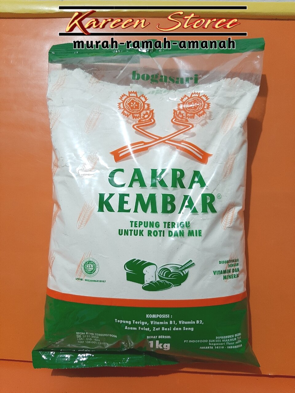 Tepung Cakra Kembar kemasan 1kg | Lazada Indonesia