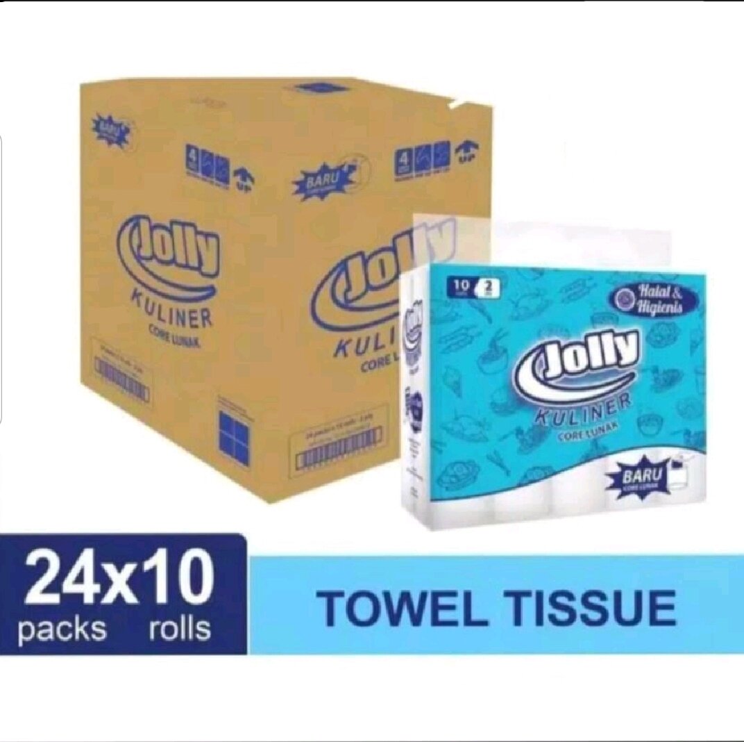 1 Dus Tisu Bathroom Tissue Gulung Toilet 1 pack isi 10 Rolls 1 Dus = 24 ...