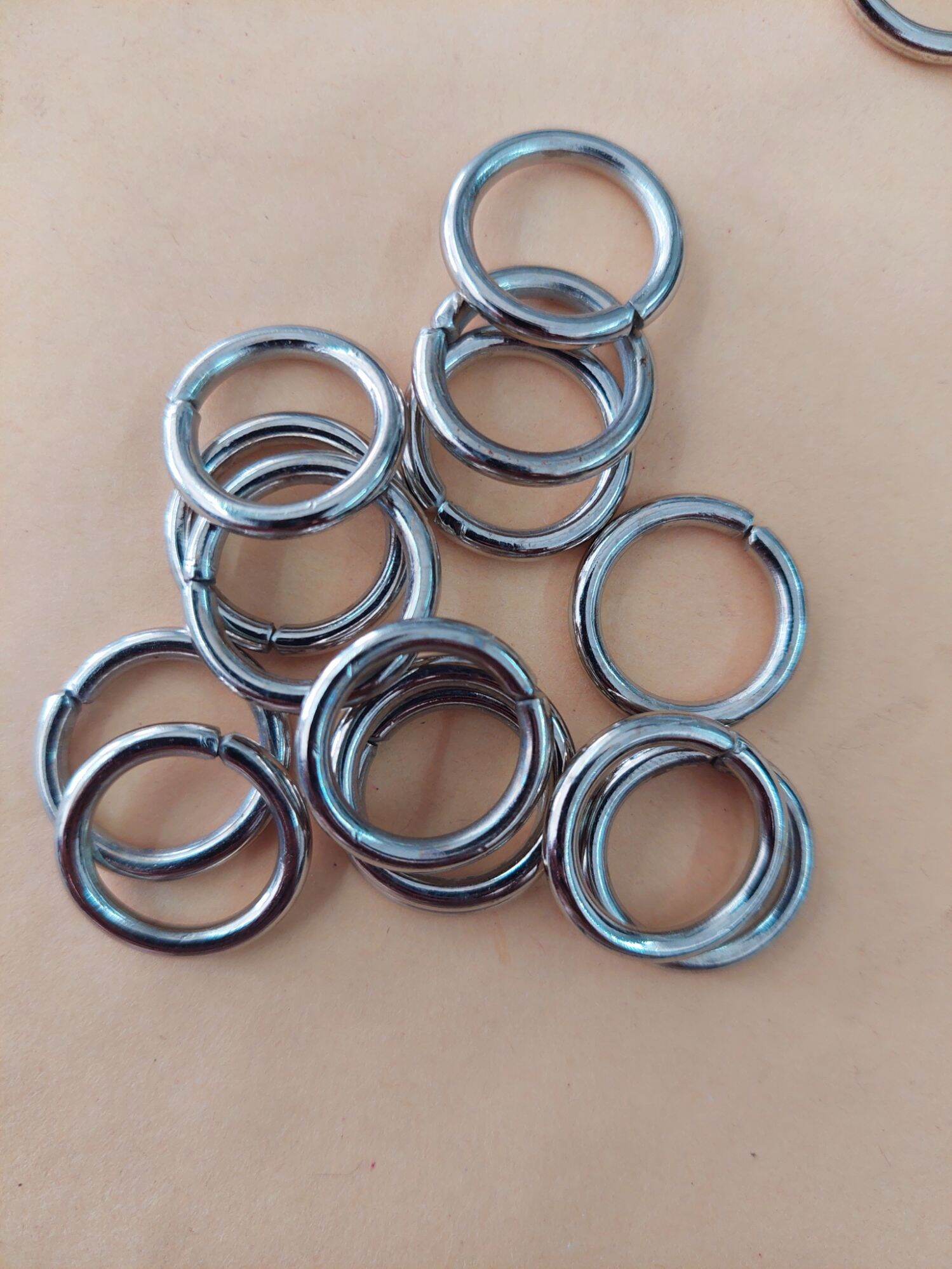 Ring Besi Bulat Ring O Ukuran 1,5 Cm Ketebalan Besi 2,7 mm Warna Nikel ...