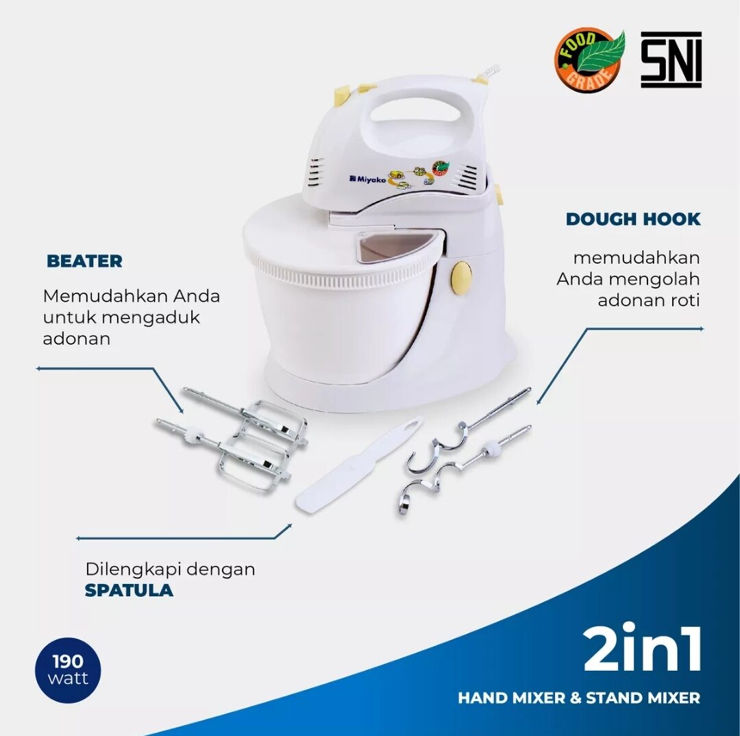Miyako Stand mixer SM-625 Mikser duduk | Lazada Indonesia