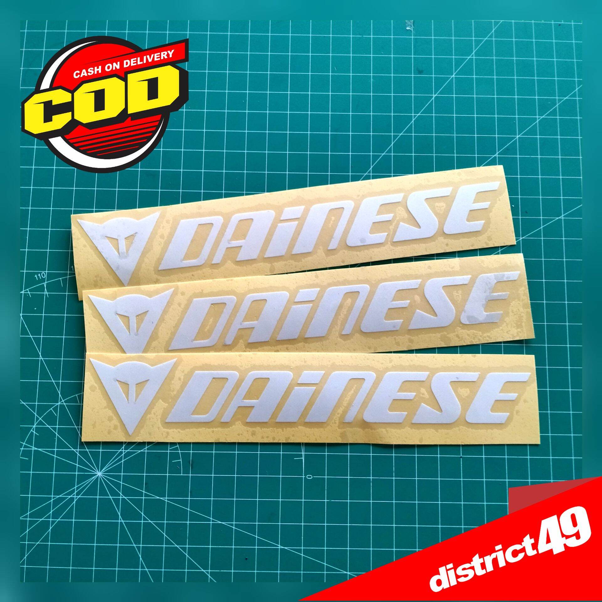 Sticker cutting Dainese - Cutting sticker Dainese - Stiker racing ...