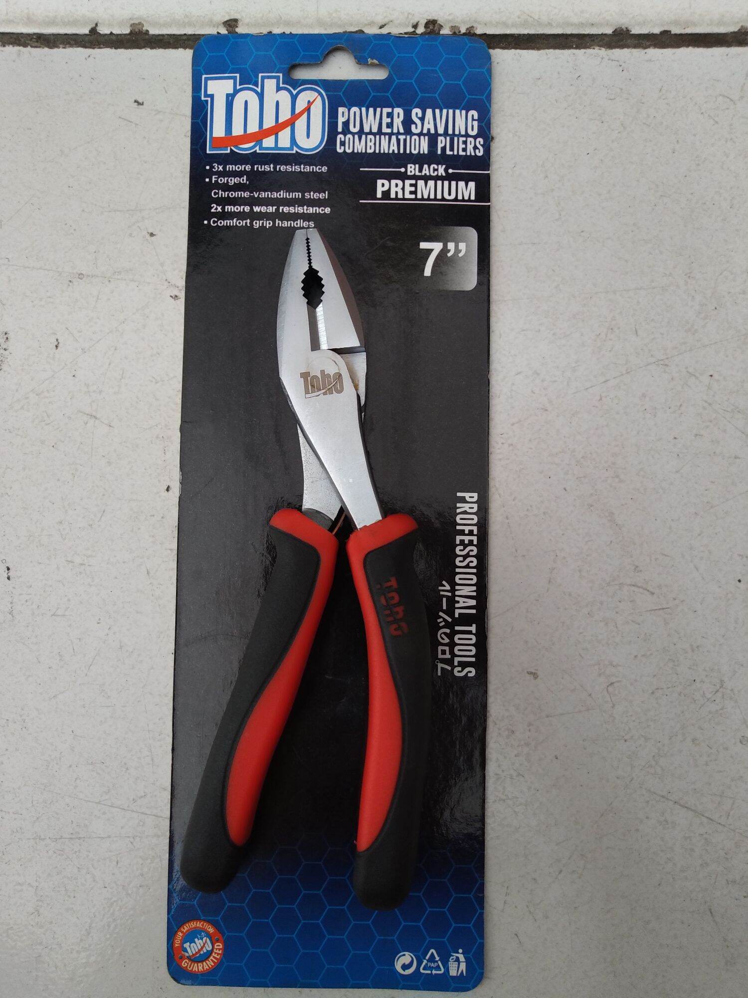 tang kombinasi TOHO 7" Black PREMIUM | Tang Jepit German (ORIGINAL) | Lazada Indonesia