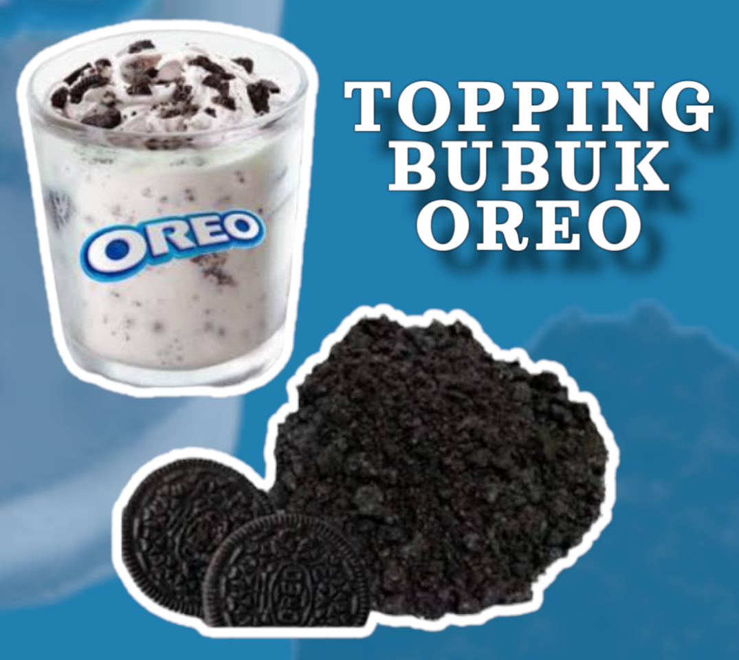 Bubuk Topping Oreo Asli Original Super Premium Merk Oreo 1kg Cocok Untuk Campuran Minuman ...