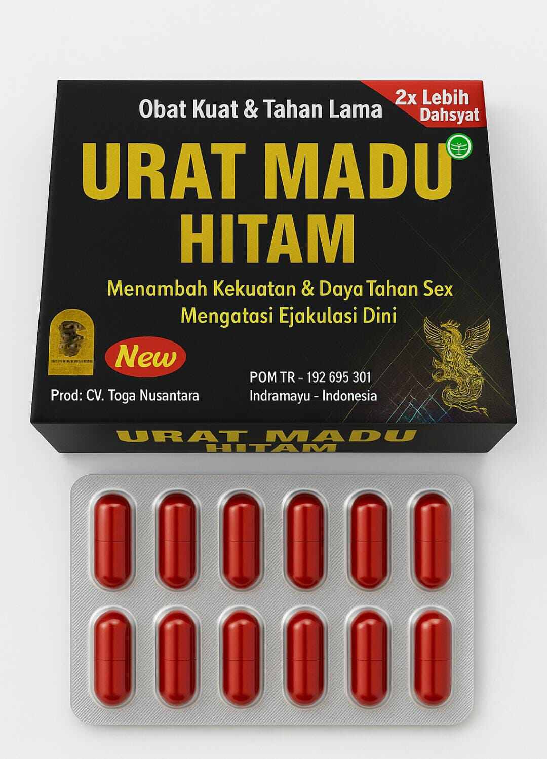 kapsul 1 bok paling kuat tahan lama urat madu pluss obat tahan lama ...