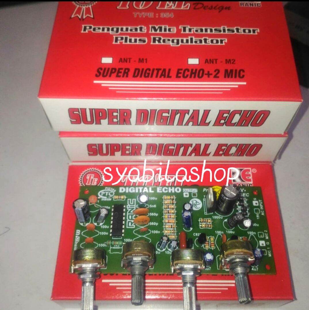 KIT SUPER DIGITAL ECHO 12V TRANSISTOR RANIC | Lazada Indonesia