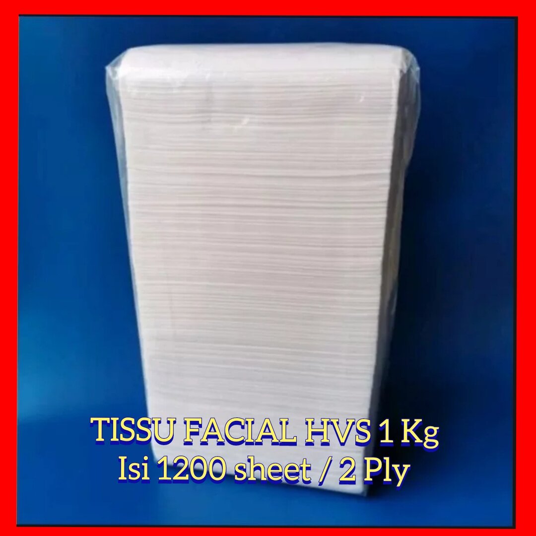 FACIAL TISSUE KILOAN HVS 1 KG ISI 1200 LEMBAR 2 PLY | Lazada Indonesia