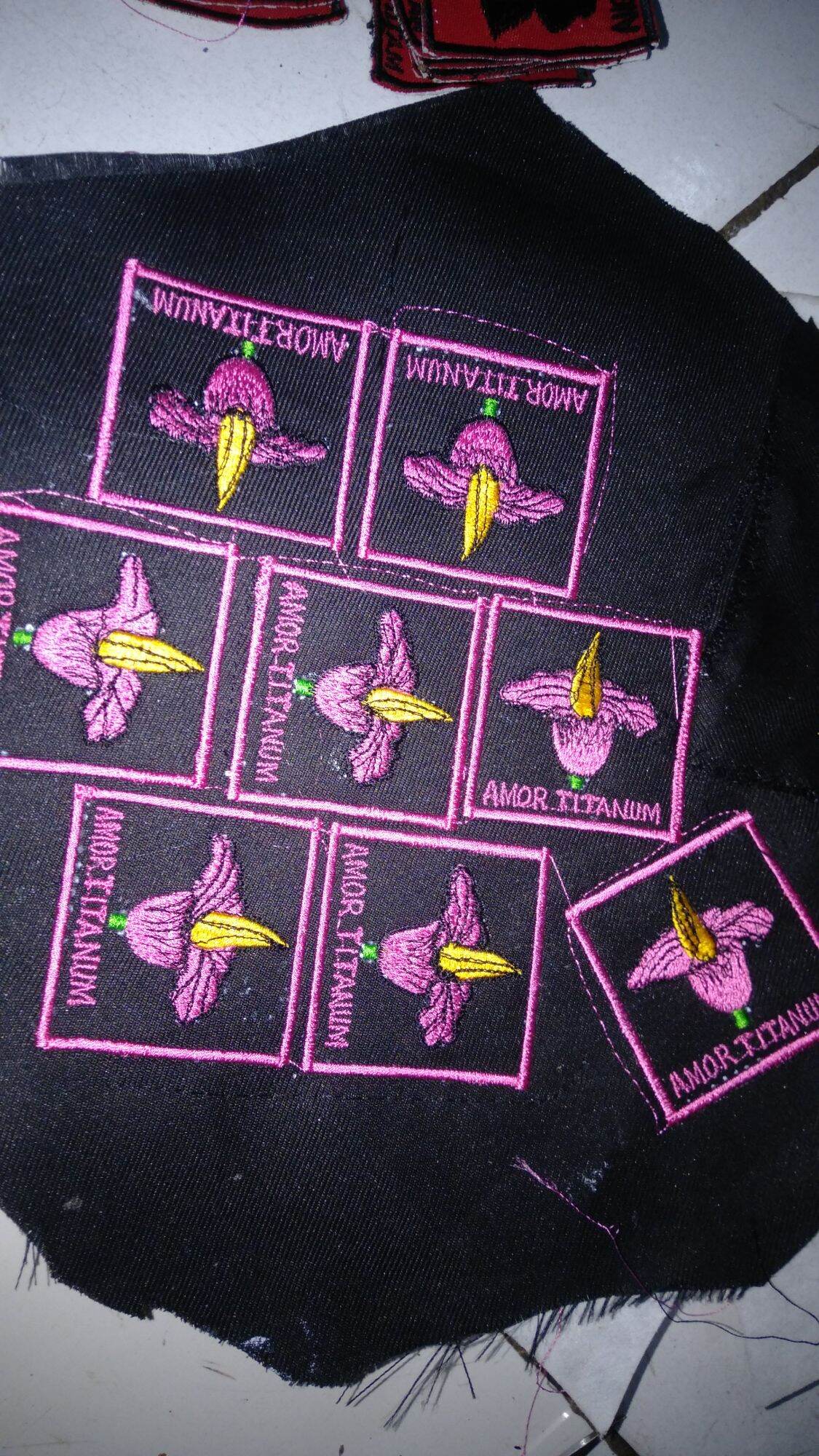 bembuatan papan nama.no gudep,tanda regu.bendera regu dan logo apa aja ...