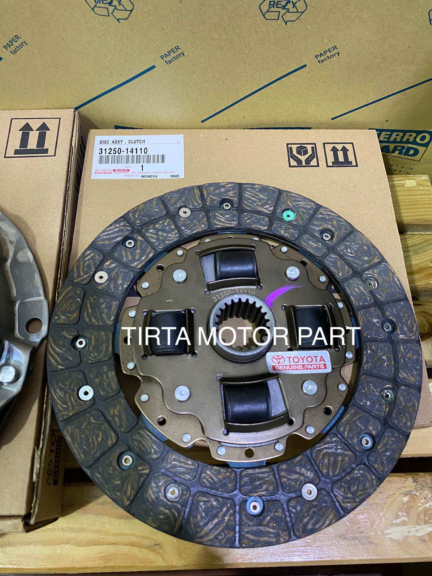 Kampas kopling clutch Disc Toyota 7k Bensin / Hiace Bensin | Lazada ...