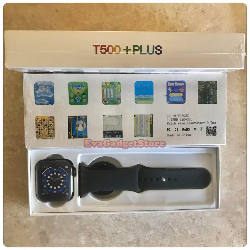 SMARTWATCH T500+Plus GAME , Bisa Telfon Dan Ganti Walpaper | Lazada ...