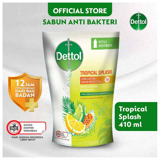 Dettol Body Wash Tropical Splash 410g | Lazada Indonesia