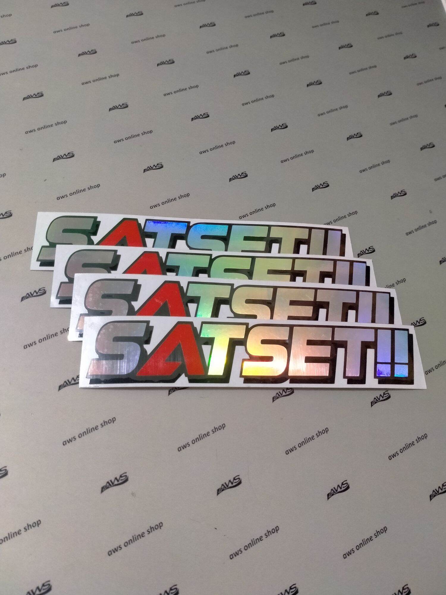 Sticker Satset | Lazada Indonesia