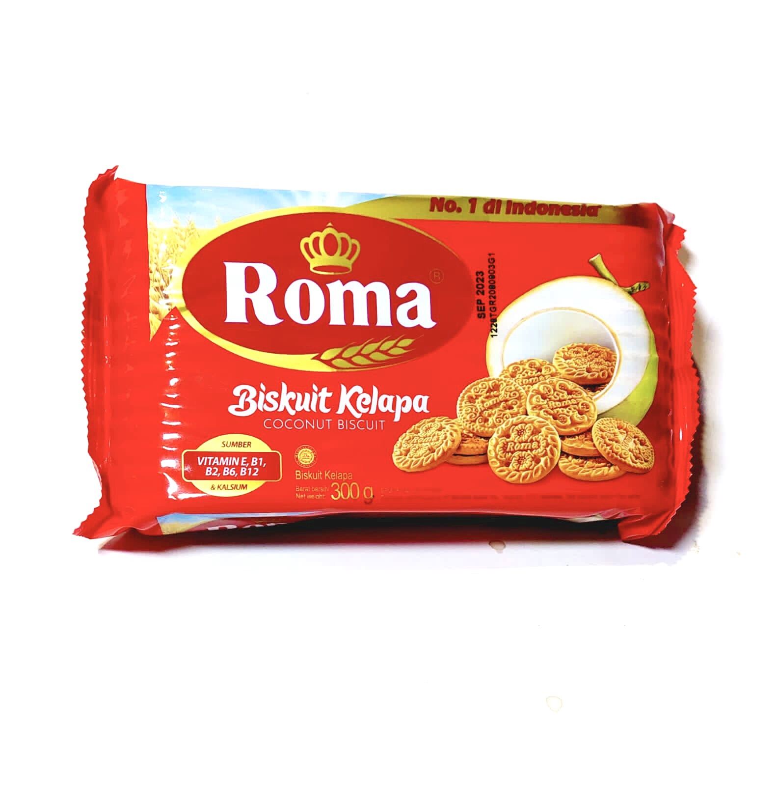 Roma Biskuit Kelapa, Coconut Biscuit ( 300g ) | Lazada Indonesia