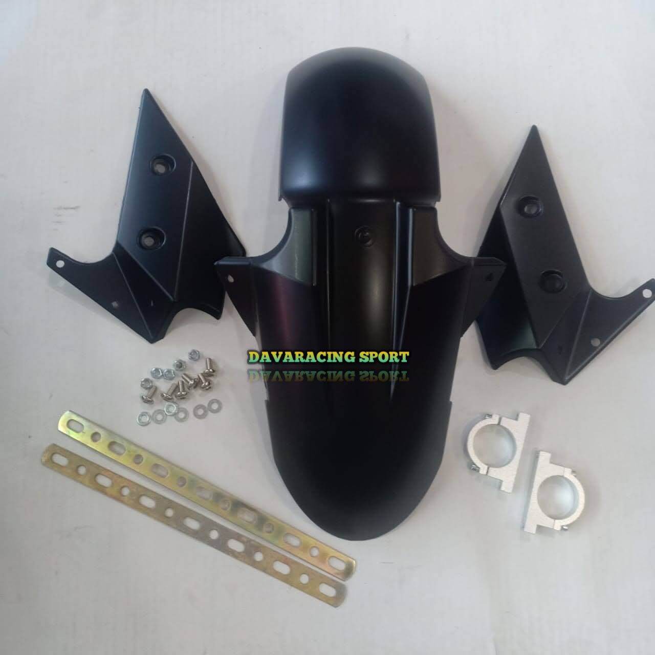 spakbor universal model ninja F1 lengkap dengan kleman shock dan plat ...