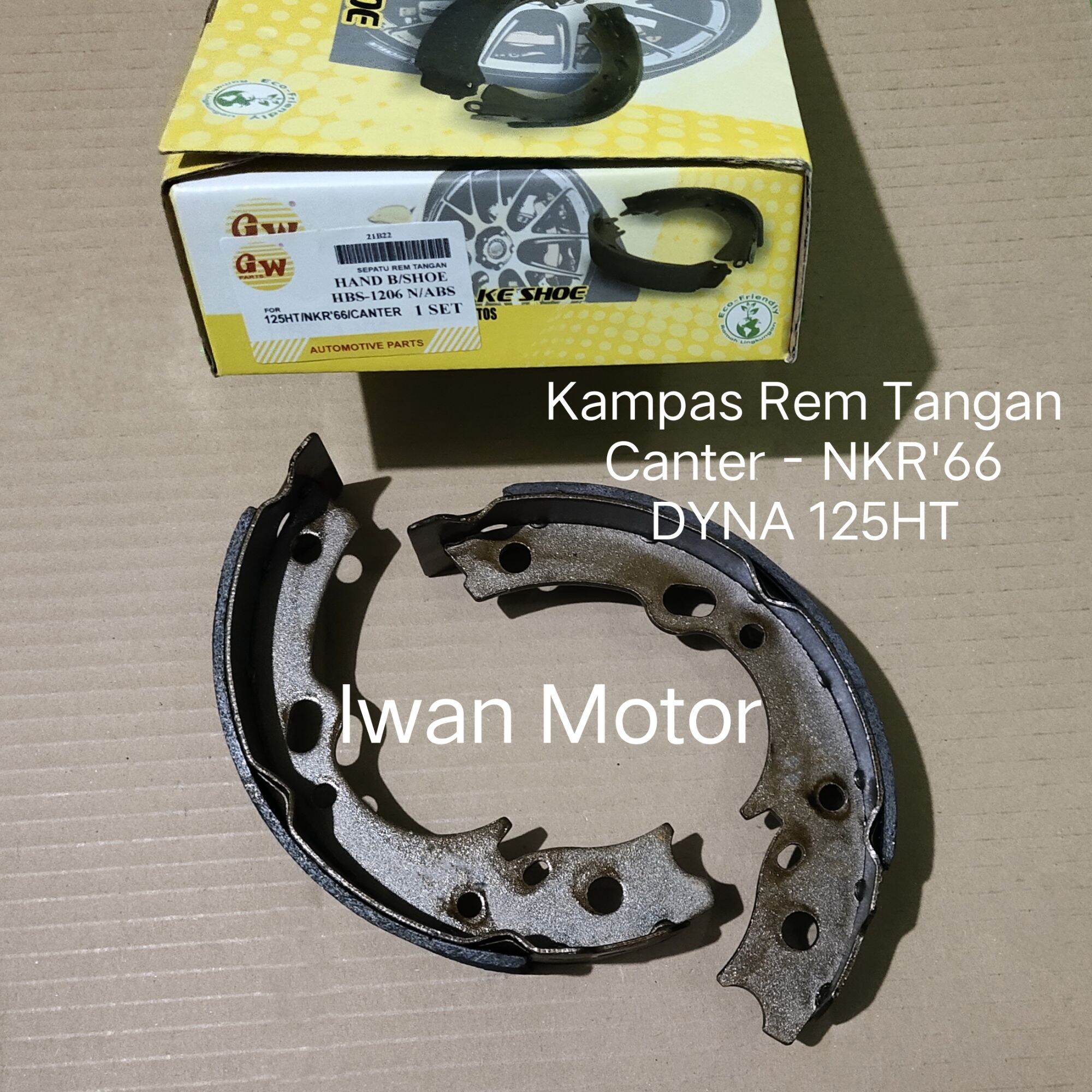 Kampas Rem Tangan - Hand Brake Shoe Mitsubishi PS Canter / Toyota DYNA ...