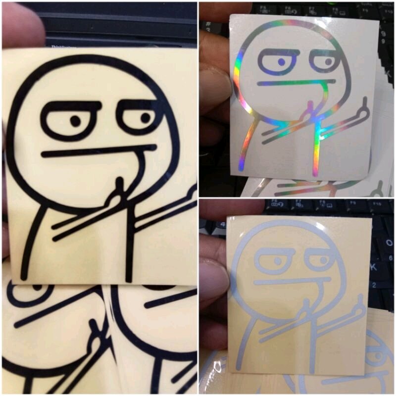 0STICKER MIDDLE FINGER STIKER ANIMASI PUCEK | Lazada Indonesia