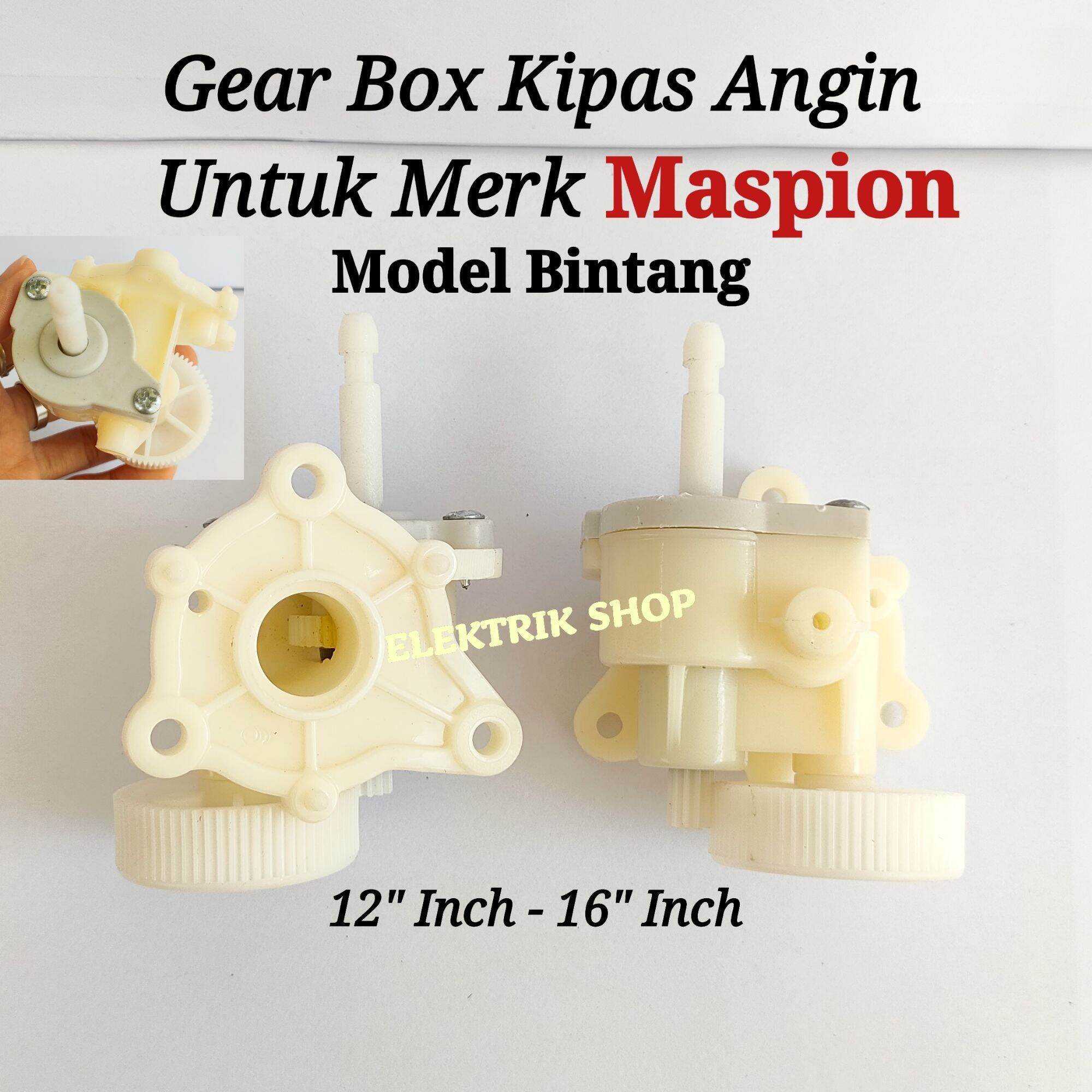 GEAR BOX KIPAS ANGIN MASPION 12"INCH - 16"INCH MODEL BINTANG | Lazada ...