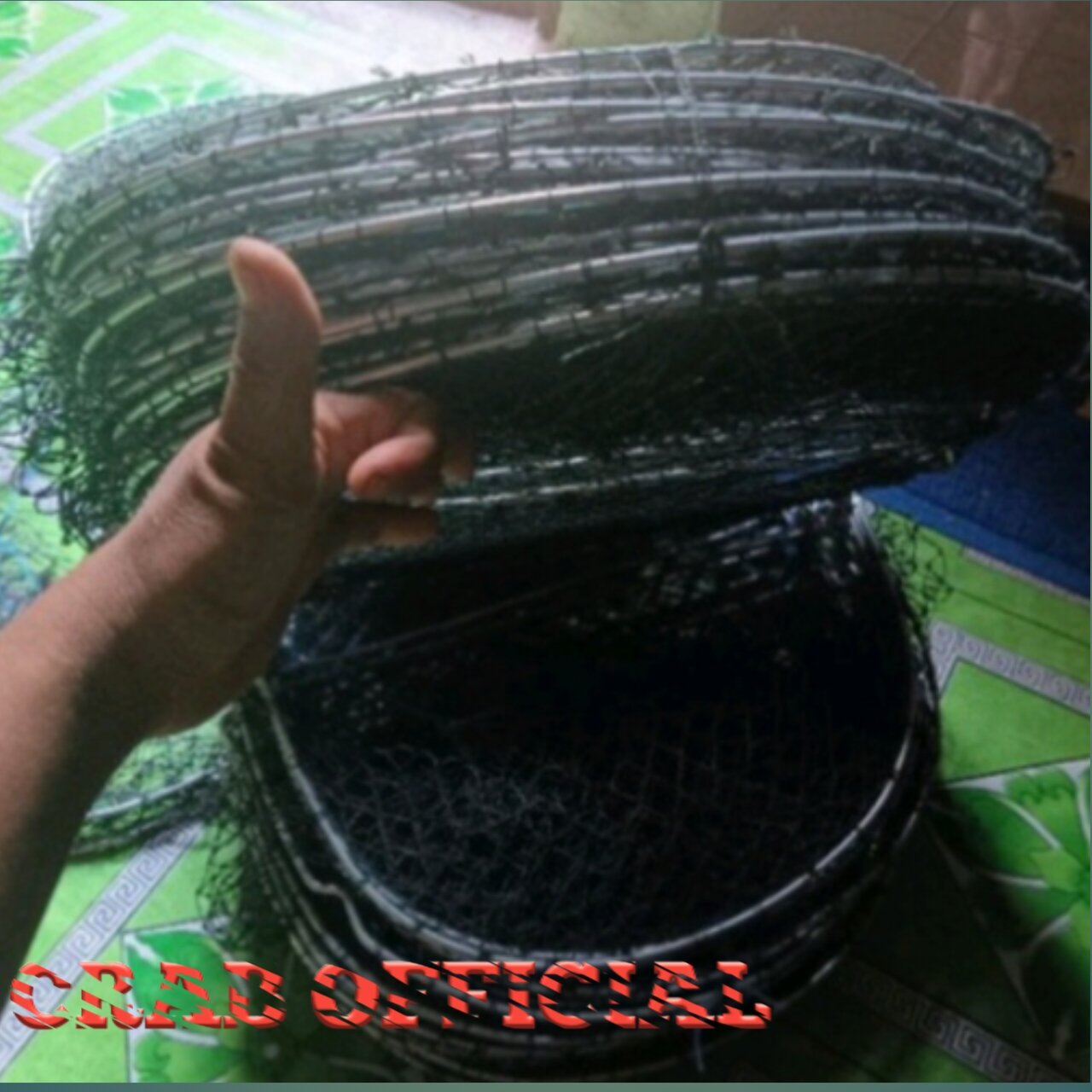 BUBU/AMBAU/RAKKANG(perangkap kepiting) UKURAN JUMBO 1 ikat isi 10 biji ...