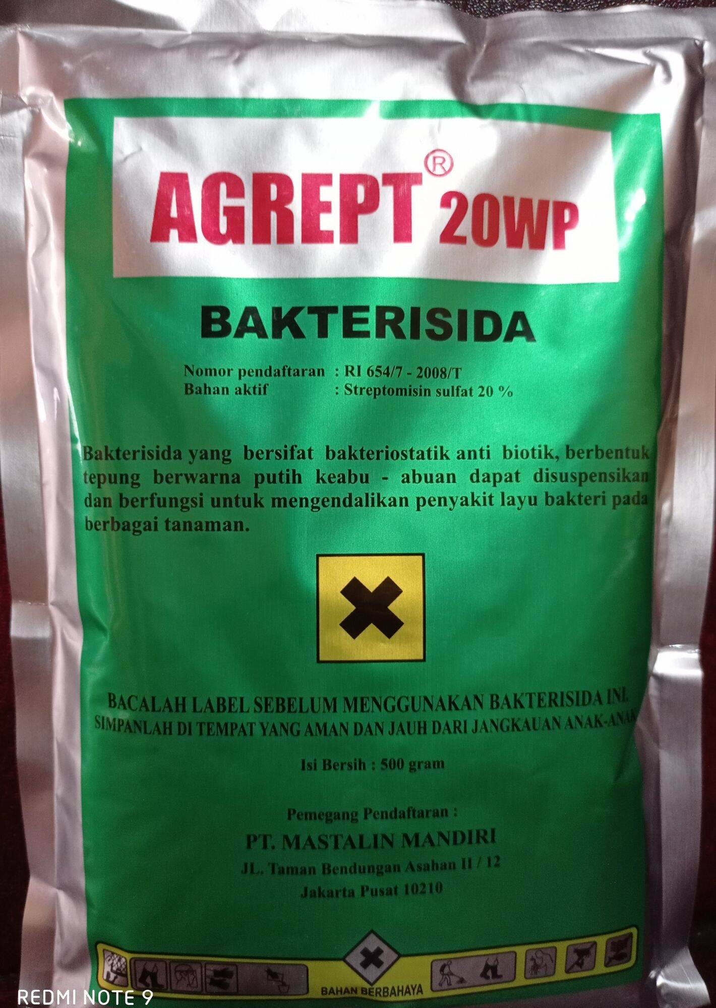 BAKTERISIDA AGREPT 20 WP 500gram | Lazada Indonesia