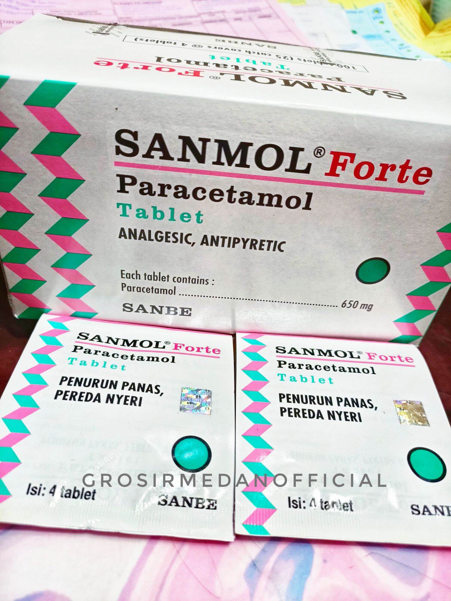 SANMOL FORTE TABLET ISI 4 | Lazada Indonesia