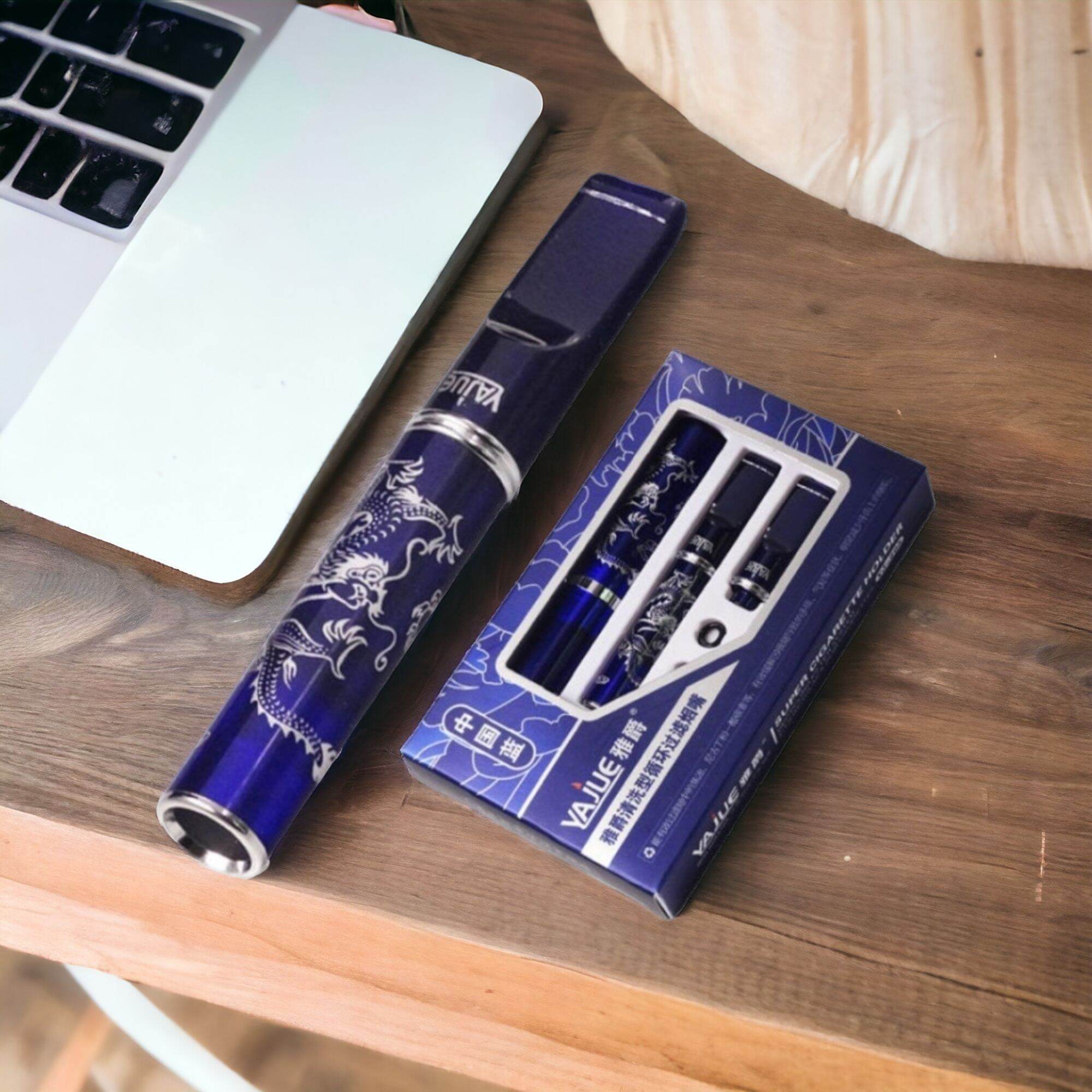 PIPA FILTER PREMIUM BIRU PORTABLE 2 IN 1 YAJUE YJ-205 FILTER NIKOTIN ...