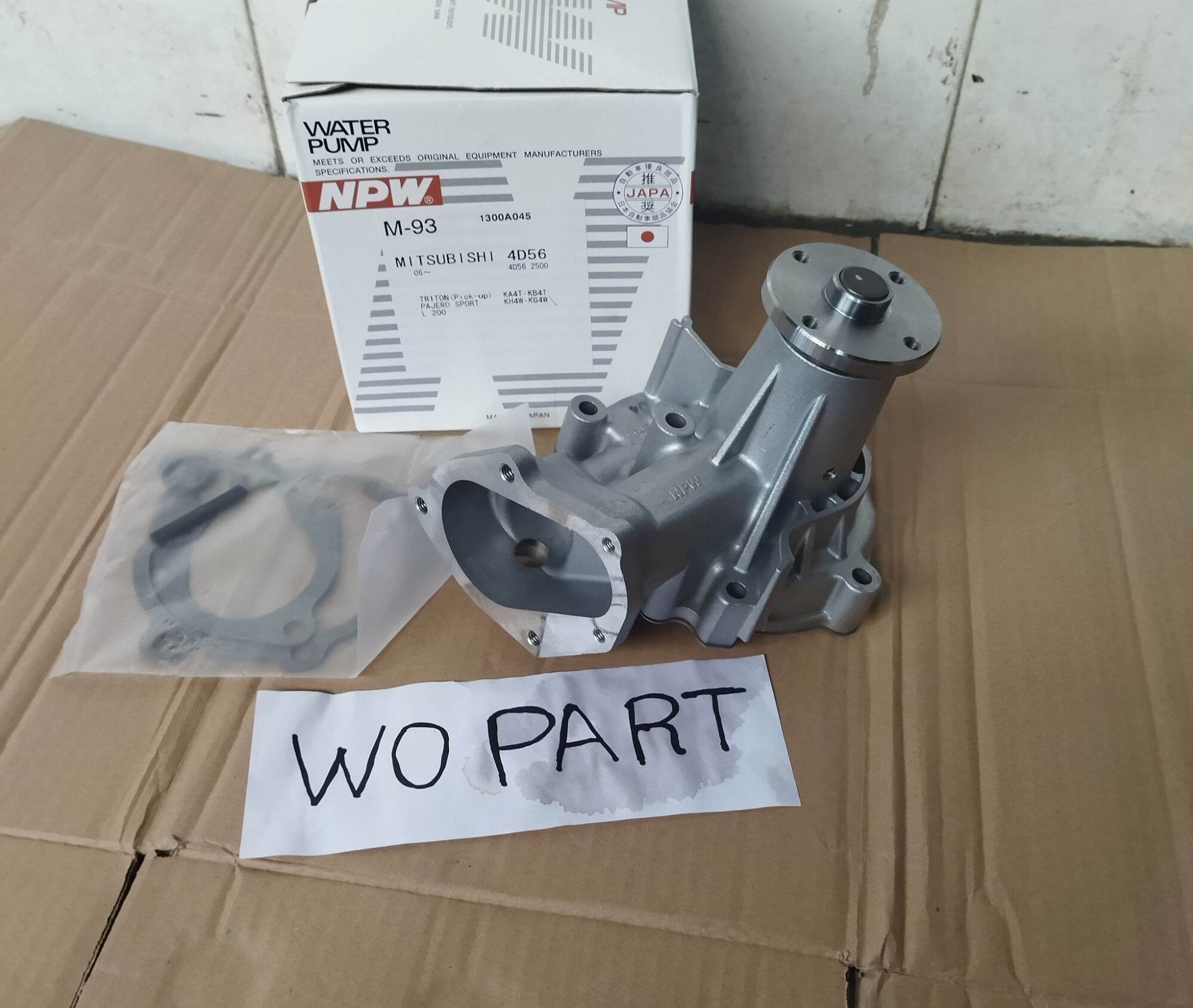 waterpump Mitsubishi Pajero sport L200 4D56 Triton pickup 2.5 2500cc M-93 NPW Jepang | Lazada ...