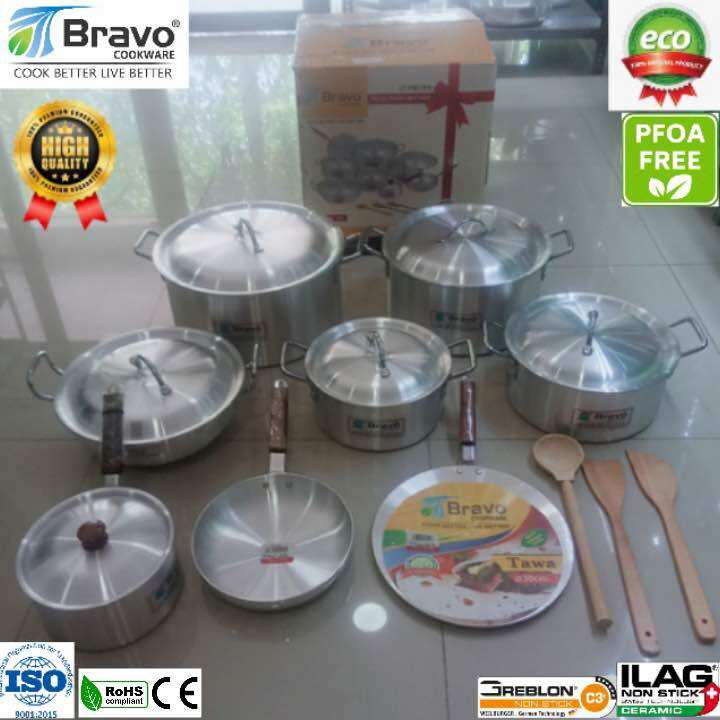 BRAVO COOKWARE GALAXY GIFT SET PACK ISI 17PCS 460 Alat Masak Bahan ...