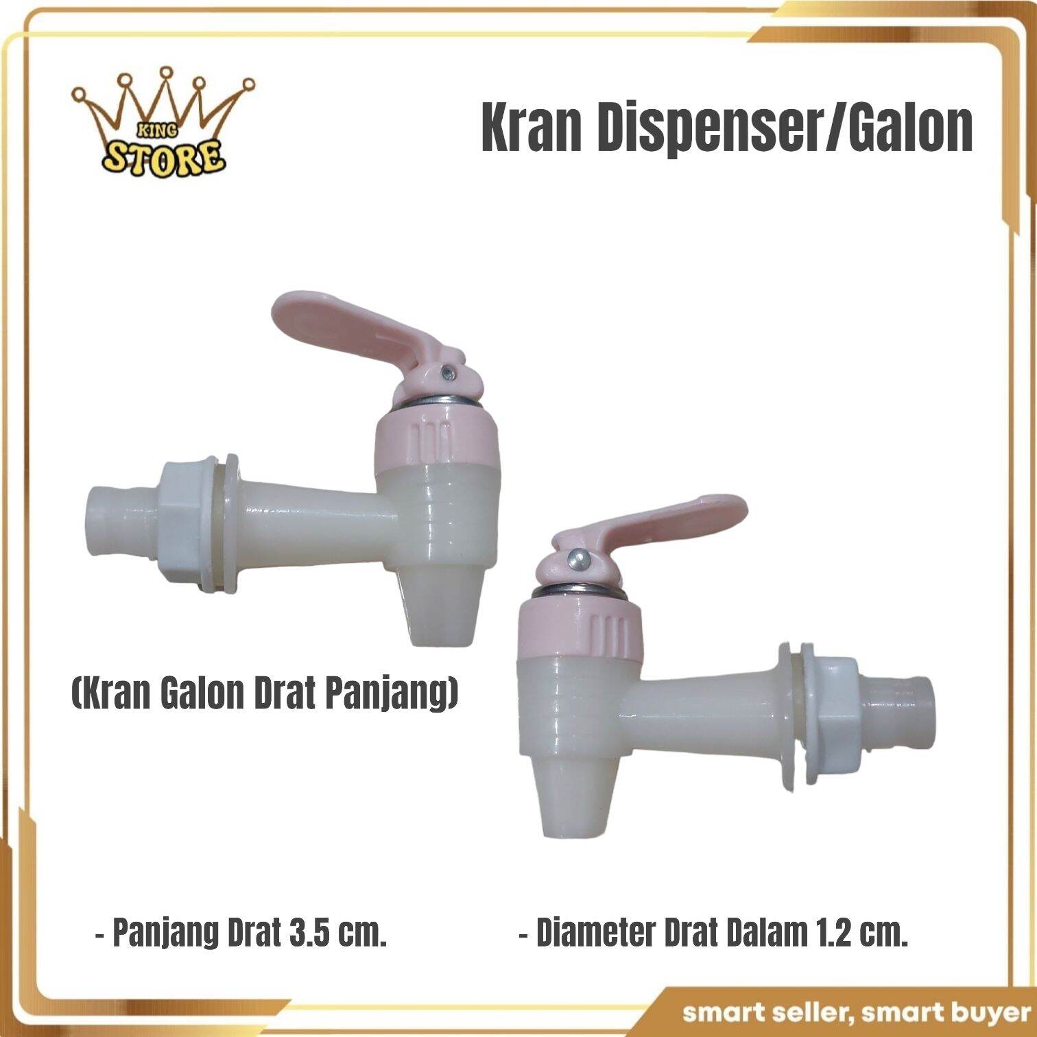 Keran Air Galon Dispenser / Kran Dispenser Miyako Drat Dalam | Lazada ...