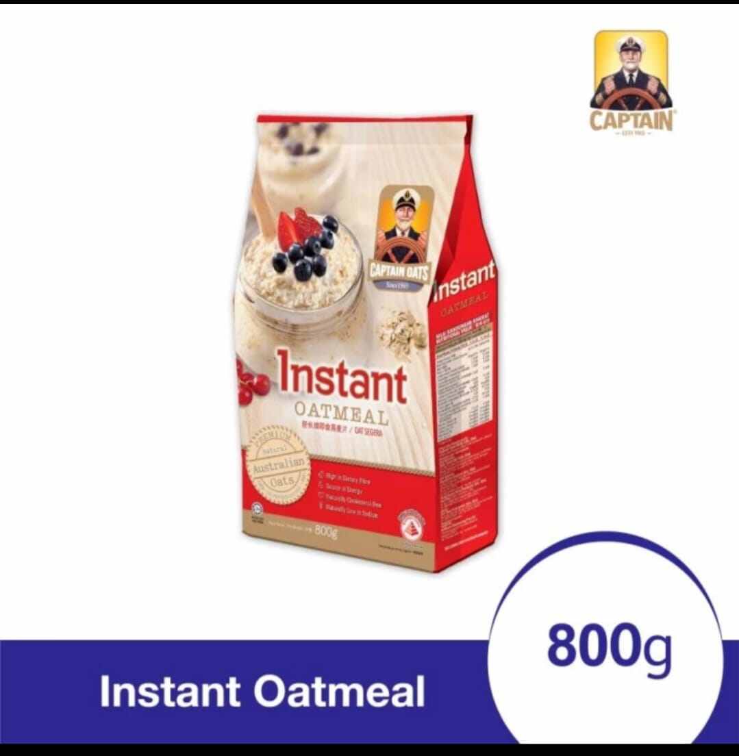 Captain Oat Instant Oatmeal 800 gram | Lazada Indonesia