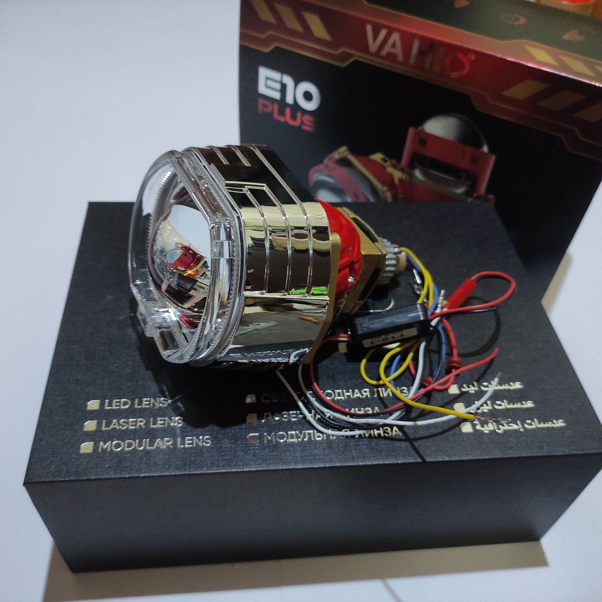 Biled Projector Vahid E10 Plus Lengkap Shroud Angel Eyes Demon | Lazada ...