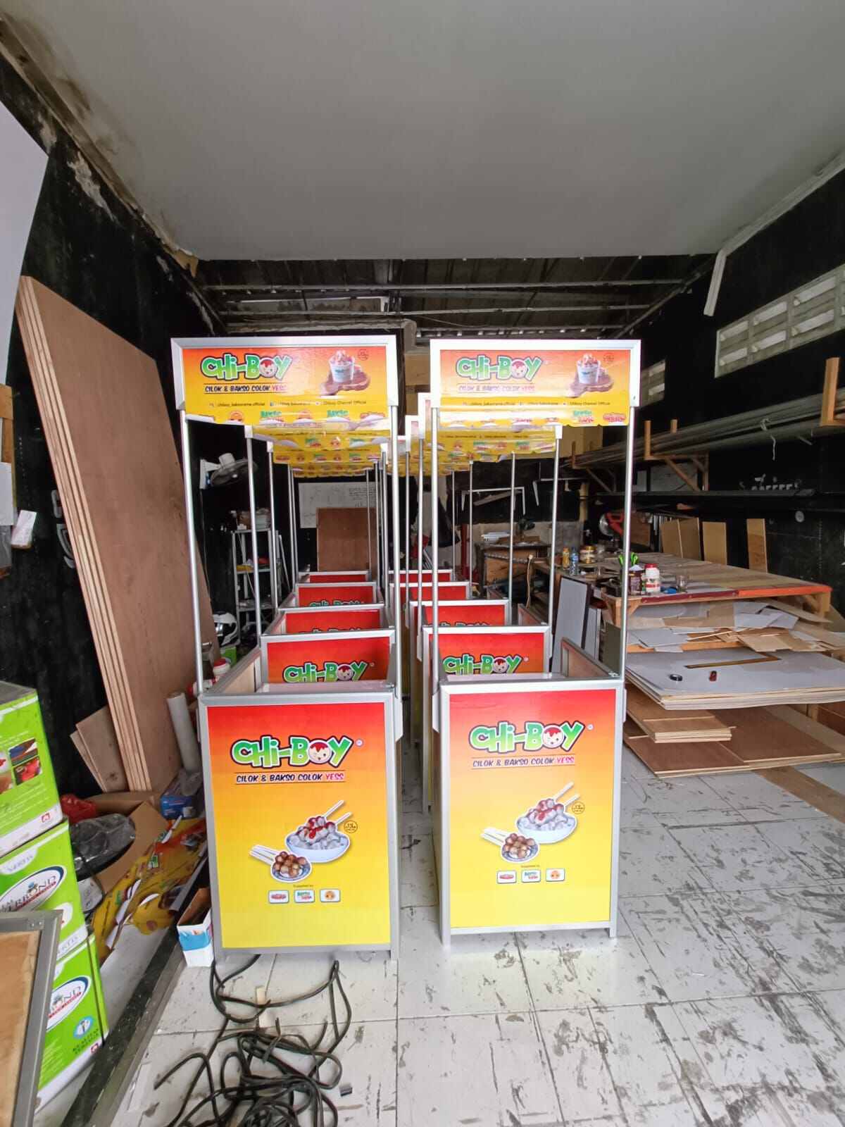 Booth Portable Untuk Juakan Cilok Bisa Dilipat | Lazada Indonesia
