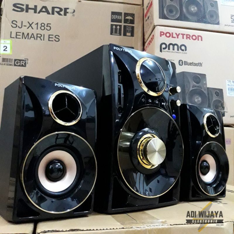 Polytron PMA 9310 Multimedia Audio Speaker Bluetooth/ AUX/ USB | Lazada ...