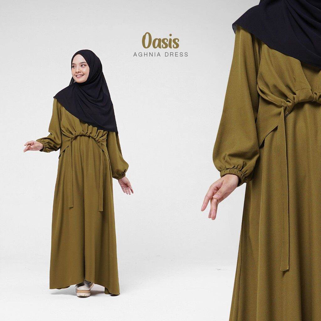 Jamise Syari | Aghnia Dress Terkini | Gamis Remaja Terbaru 2022 | Dress ...